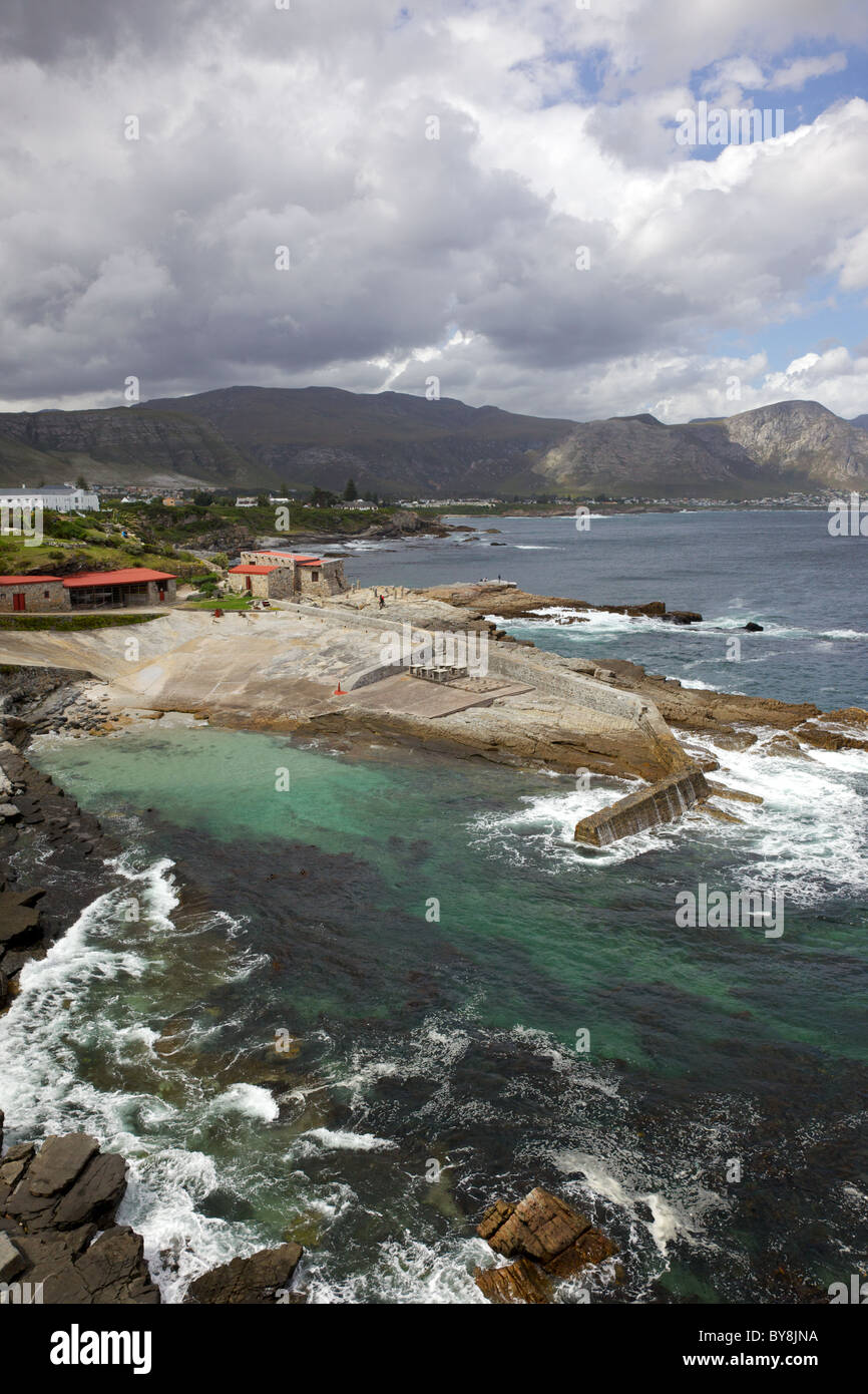 The Old Fishing Harbour at Hermanus, in the Western Cape, South Africa ...