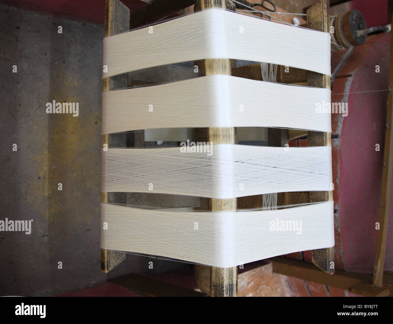 Silk spinning machine hi-res stock photography and images - Alamy