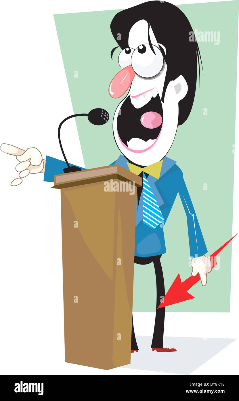 Man delivering lecture Stock Photo - Alamy