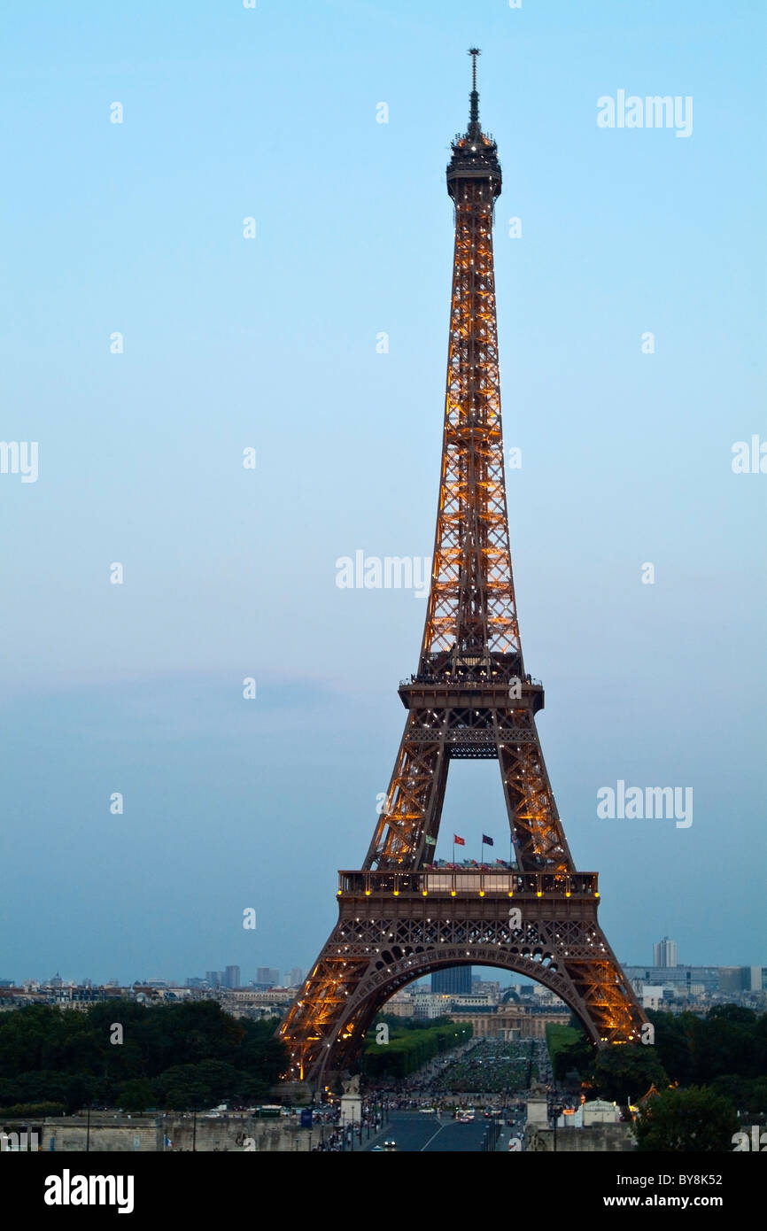 Paris france view eiffel tower hi-res stock photography and images - Alamy