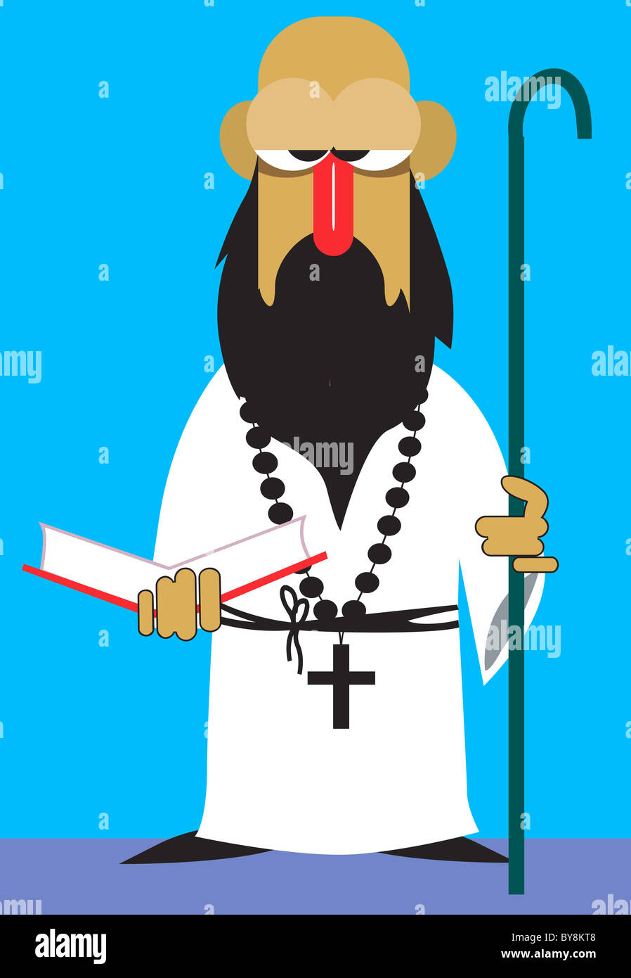 Vicar cartoon hi-res stock photography and images - Alamy