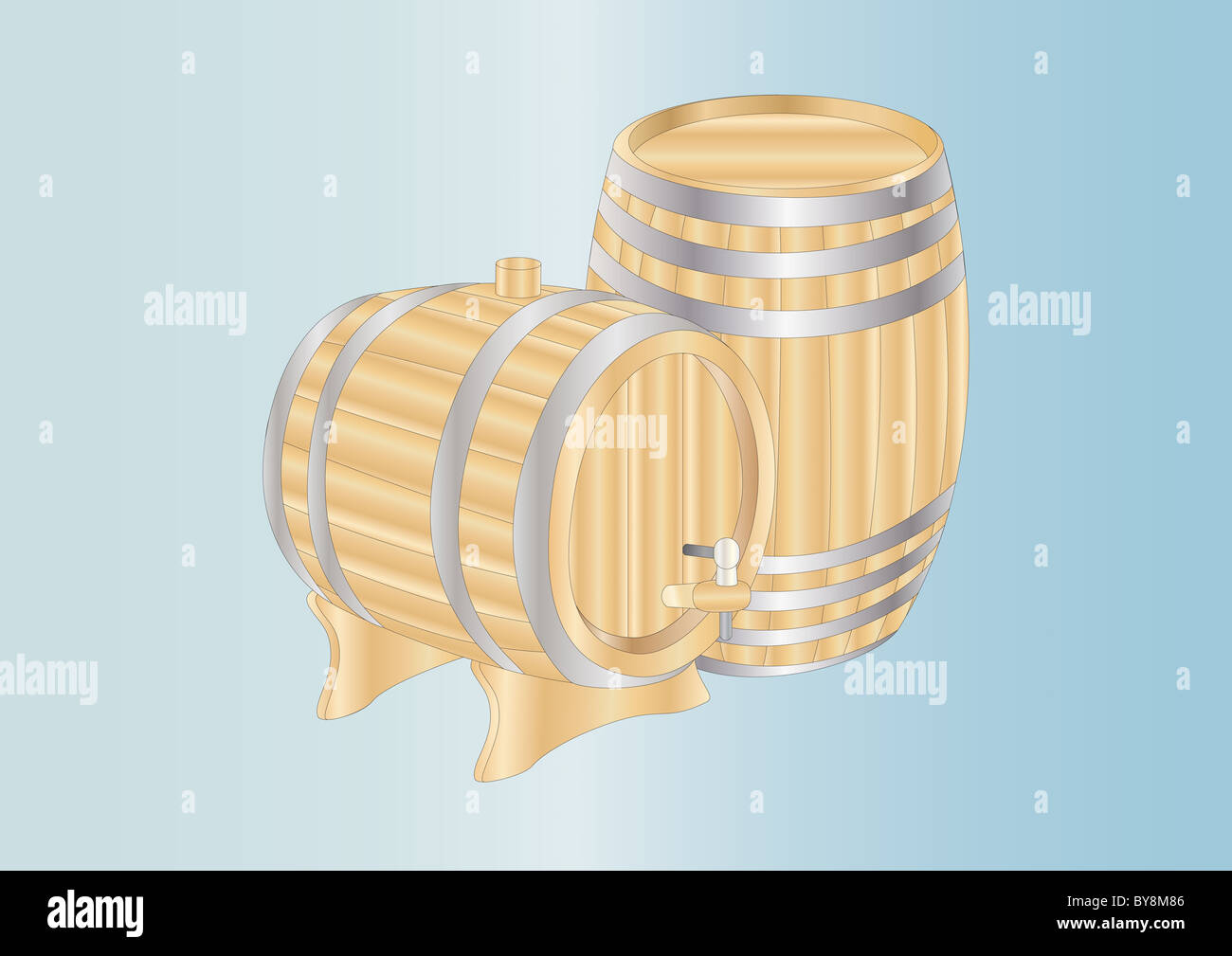Decorative barrels hi-res stock photography and images - Alamy