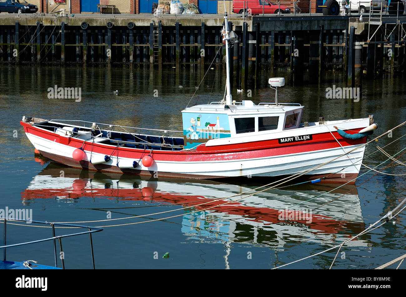 fishing boat bridlington england uk Stock Photo - Alamy