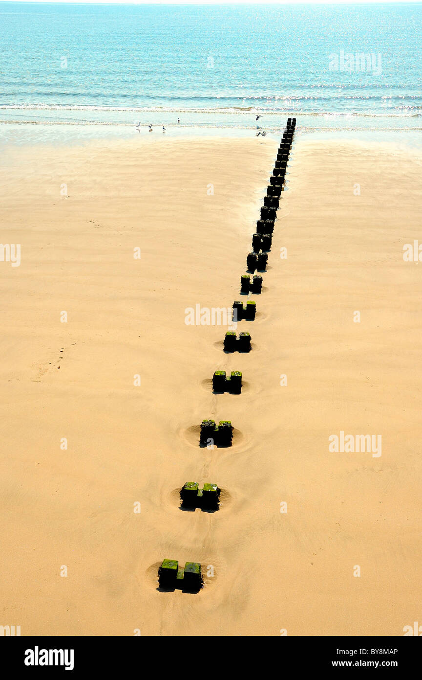 bridlington beach england uk Stock Photo - Alamy