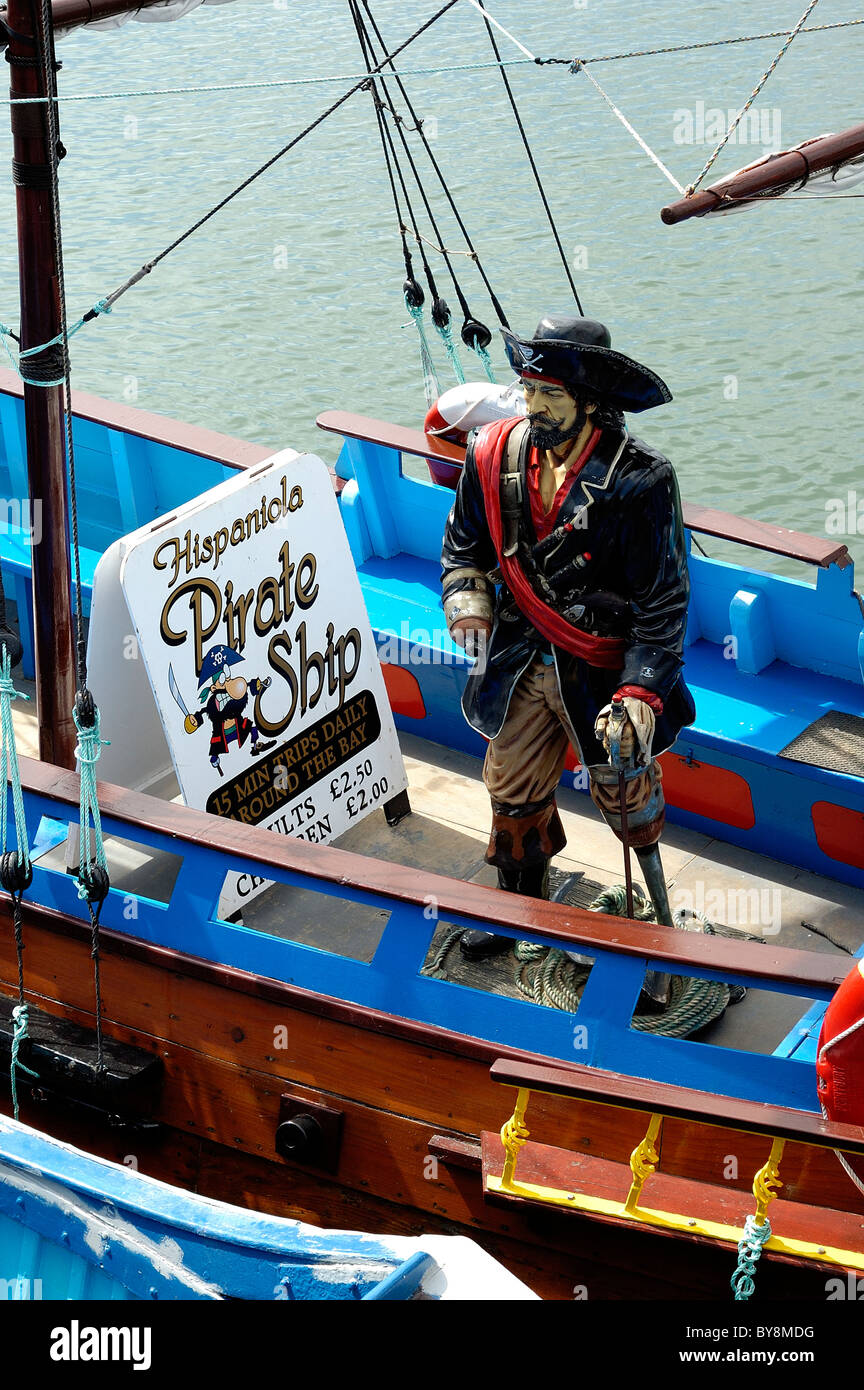 pirate ship Scarborough england uk Stock Photo - Alamy