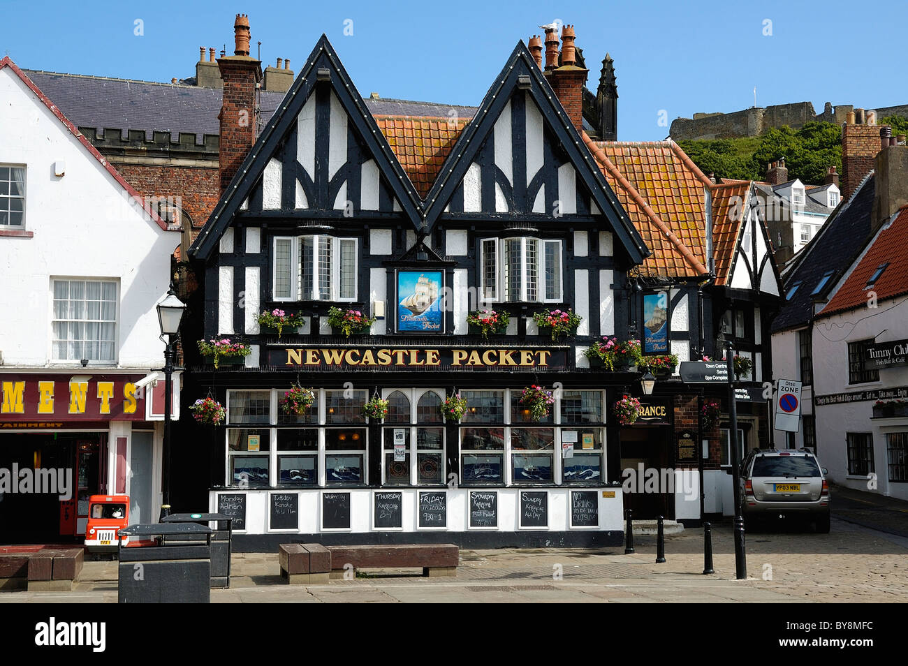 Newcastle packet sandside Scarborough england uk Stock Photo - Alamy