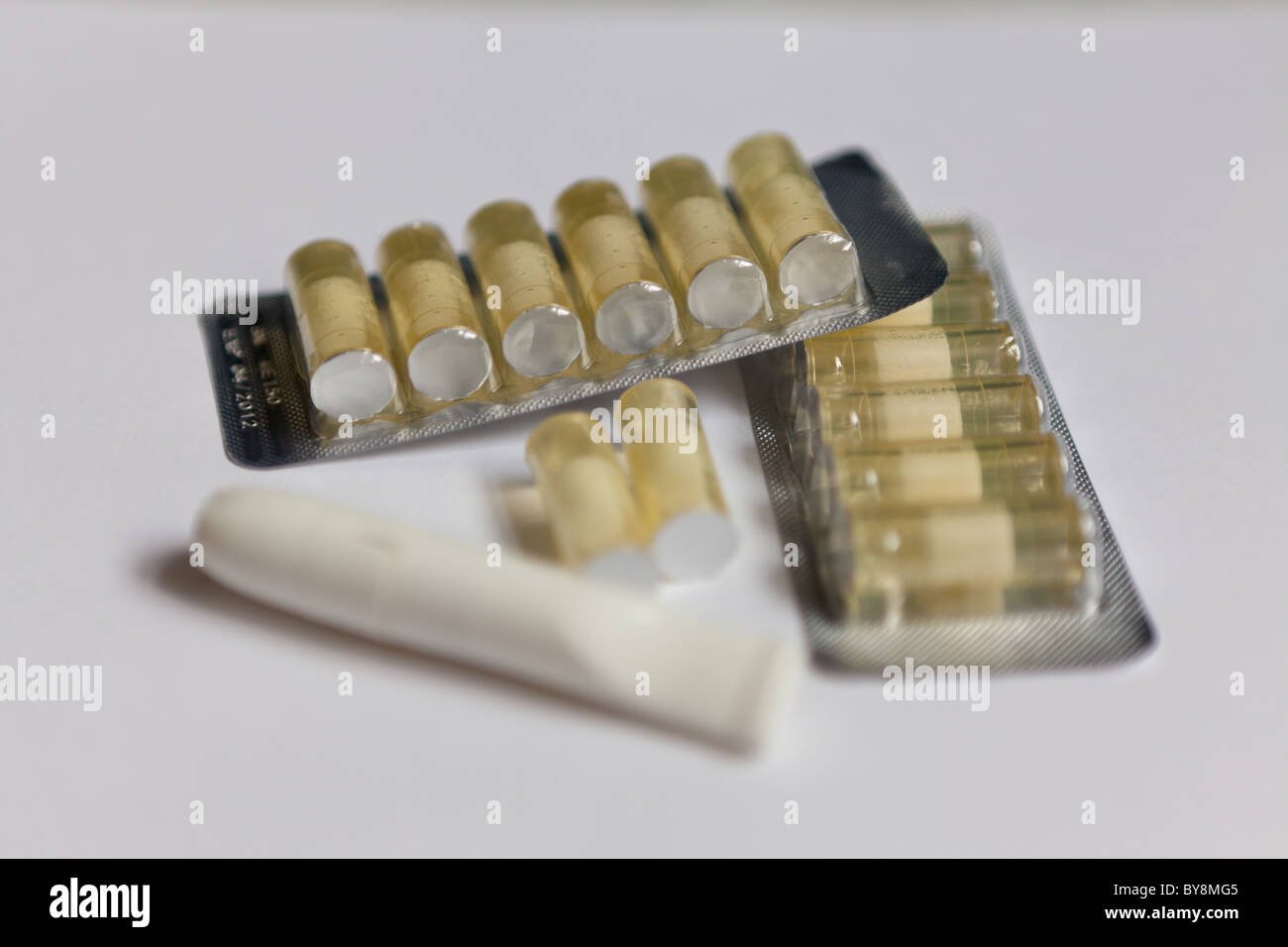 stop smoking inhaler and filters Stock Photo - Alamy