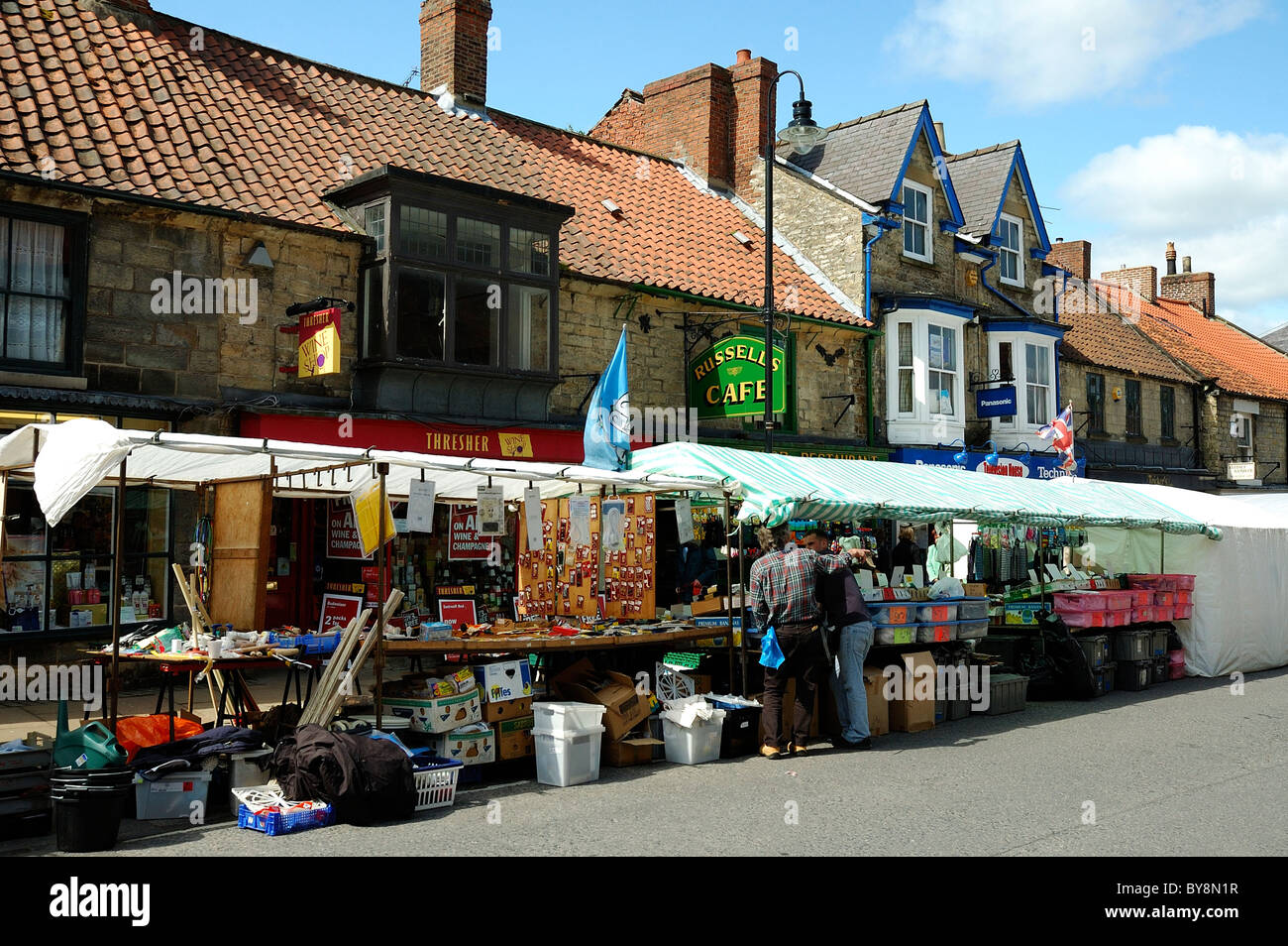 pickering market Yorkshire england uk Stock Photo - Alamy