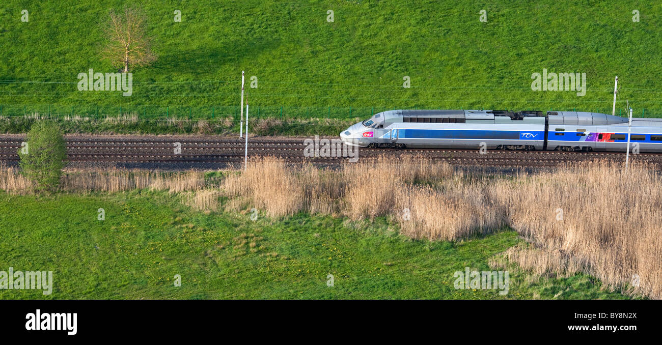 TGV high speed train Stock Photo - Alamy