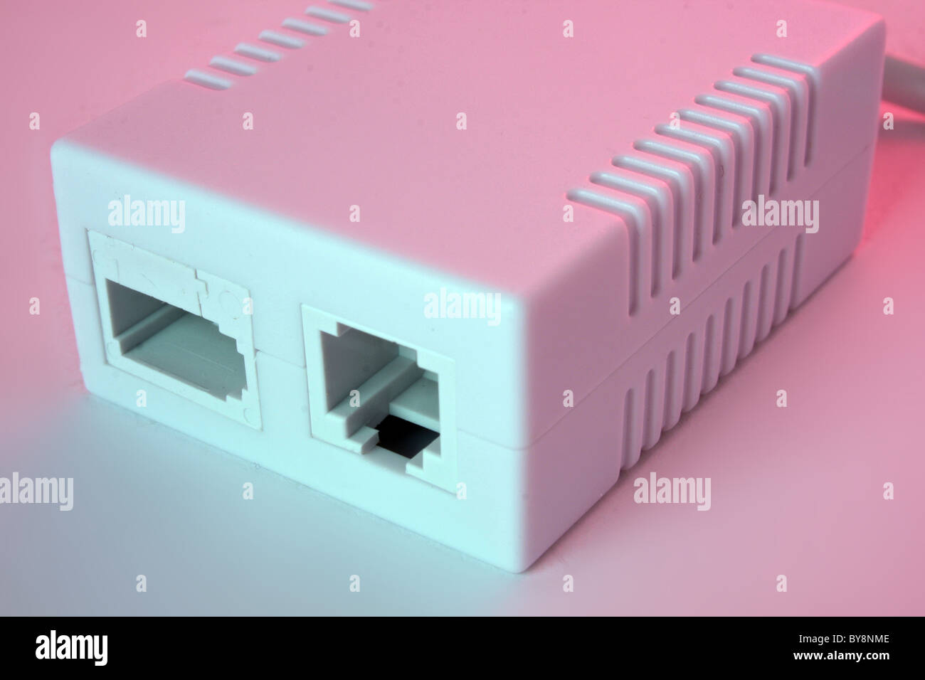 BT micro filter for broadband connection Stock Photo - Alamy