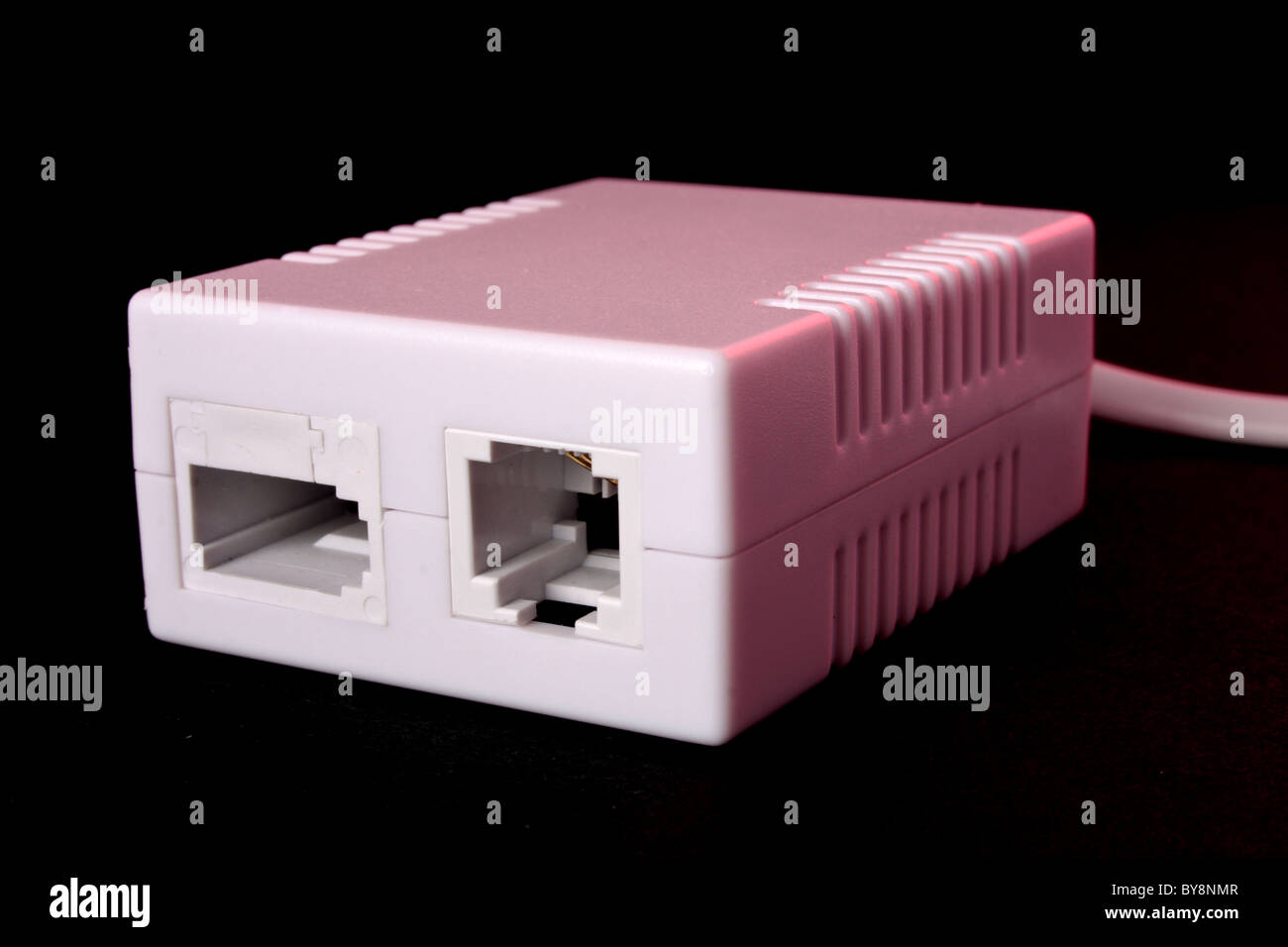 BT micro filter for broadband connection Stock Photo - Alamy