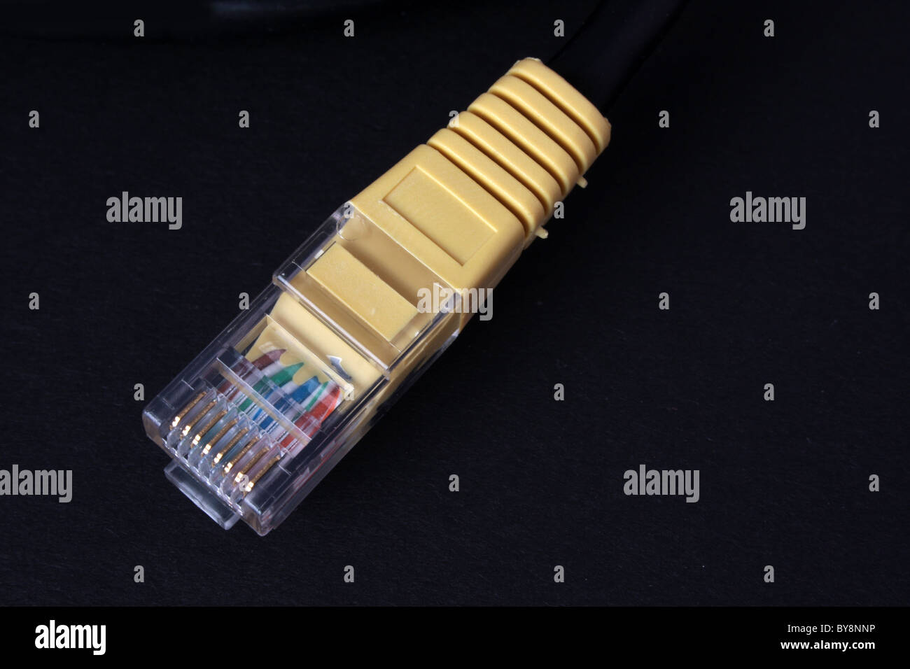 BT style telephone connector or plug Stock Photo - Alamy