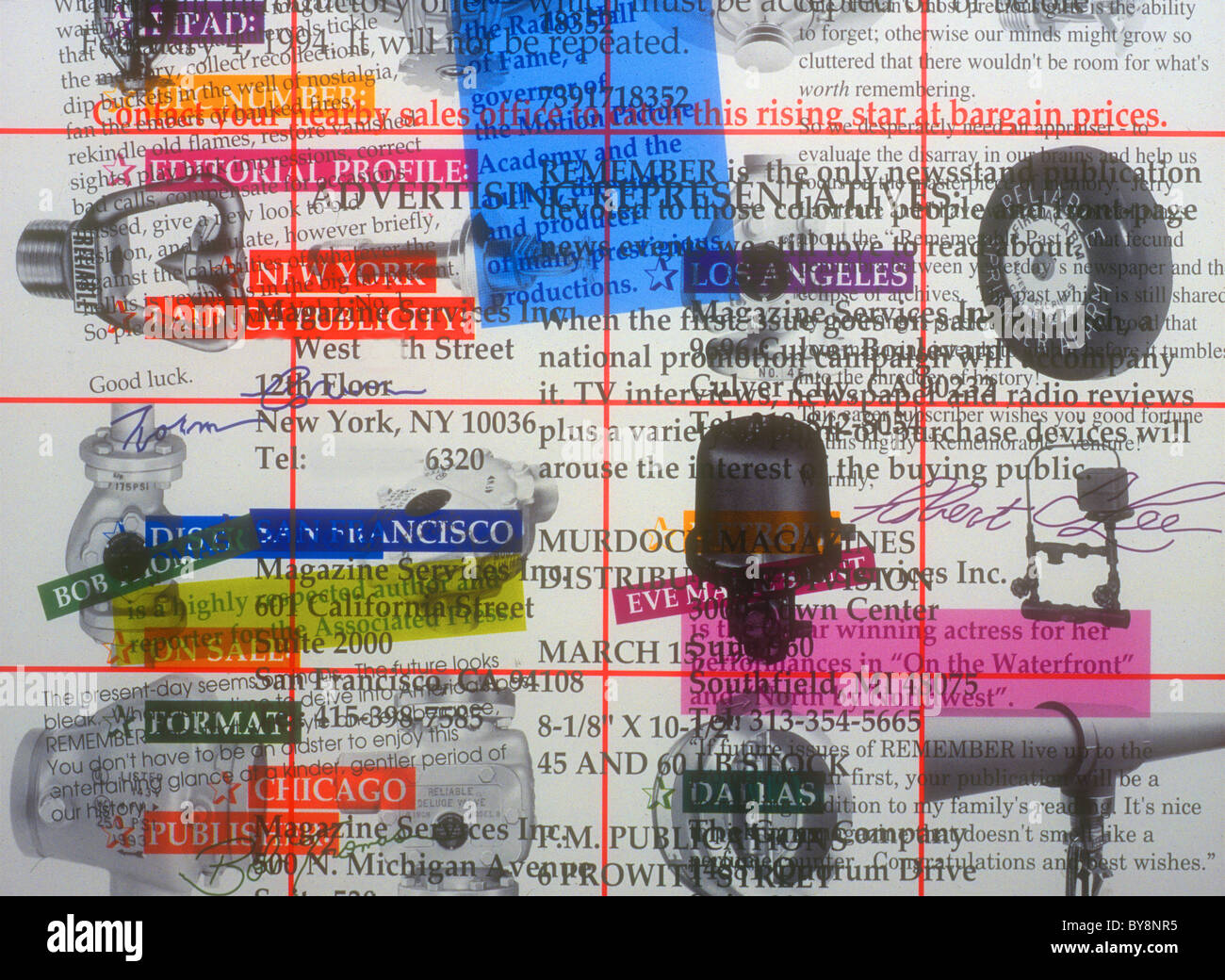printing press proofs Stock Photo - Alamy