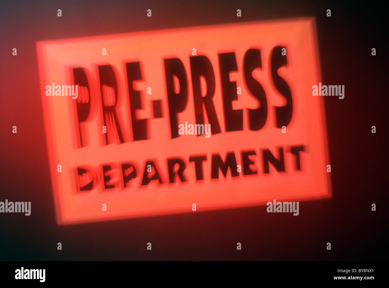 Printing pre -press department Stock Photo - Alamy