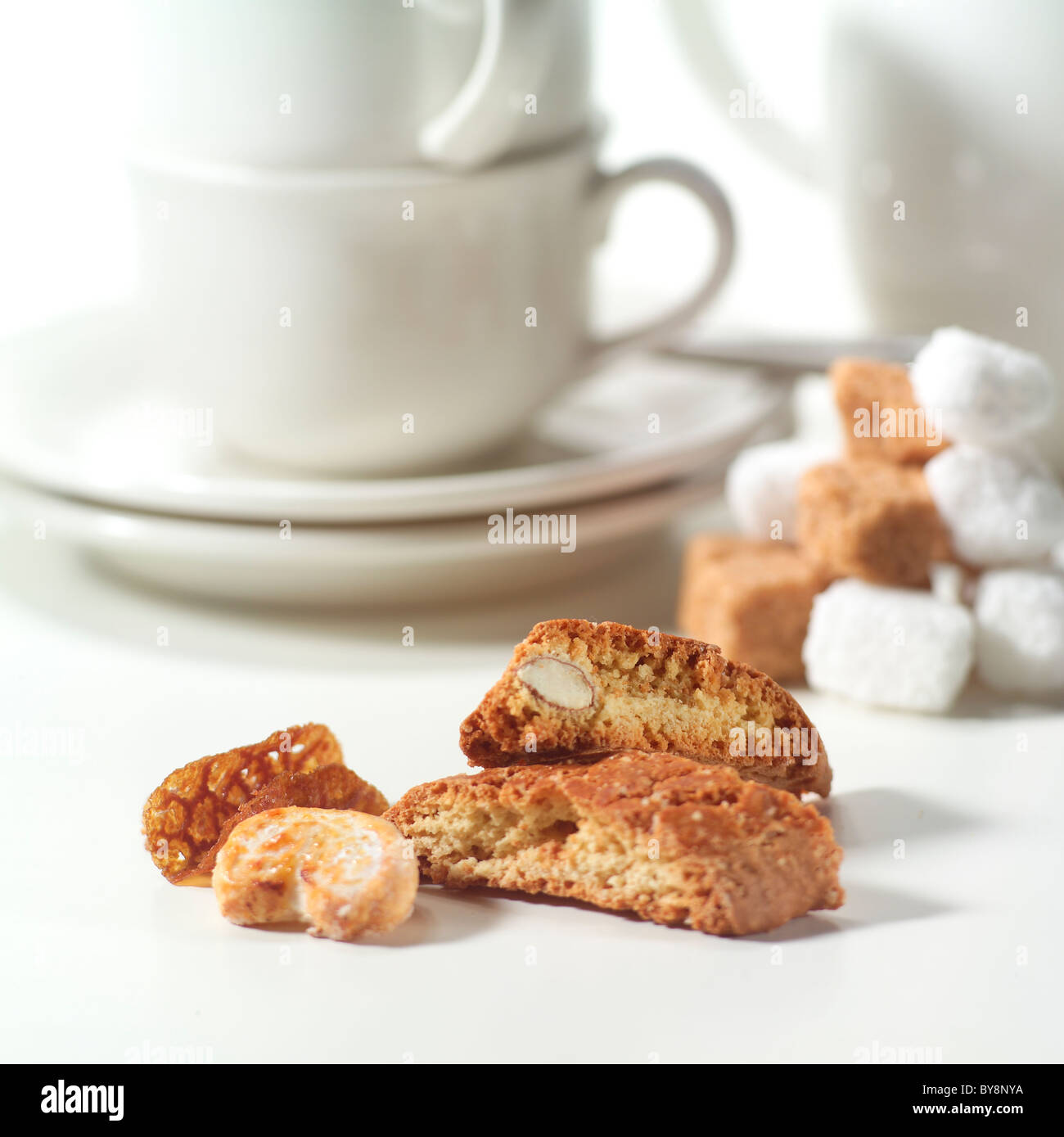 Selection of coffee biscuits Stock Photo - Alamy
