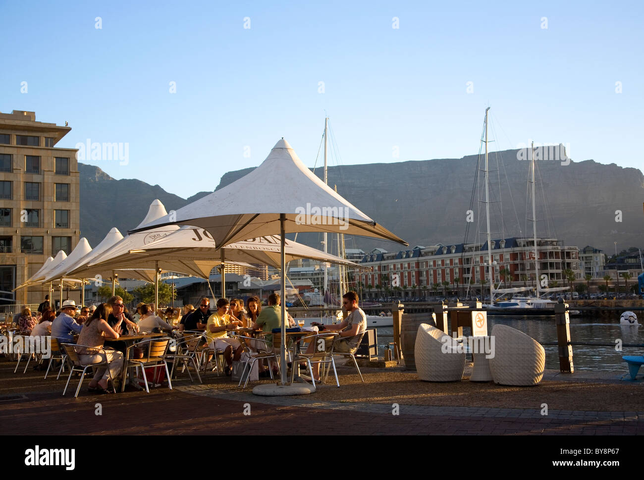 Den Anker restaurant at V&A Waterfront in cape Town Stock Photo - Alamy