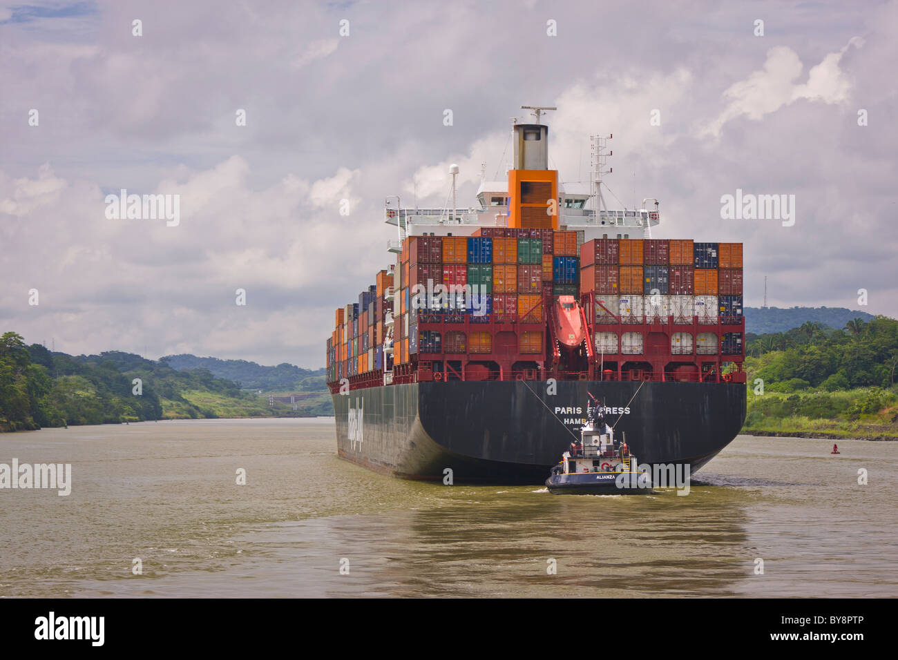 Container Ship Panama Canal High Resolution Stock Photography and ...