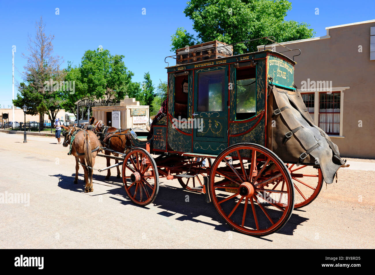 Stagecoach Ride Tombstone Arizona Stock Photo - Alamy