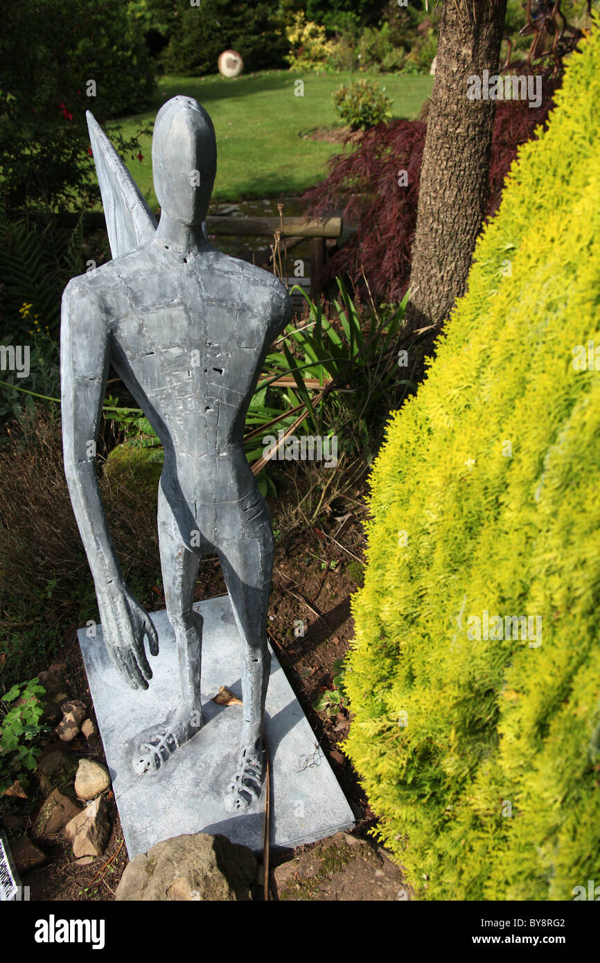 Mount Pleasant Gardens, England. The David Howorth Winged Messanger ...