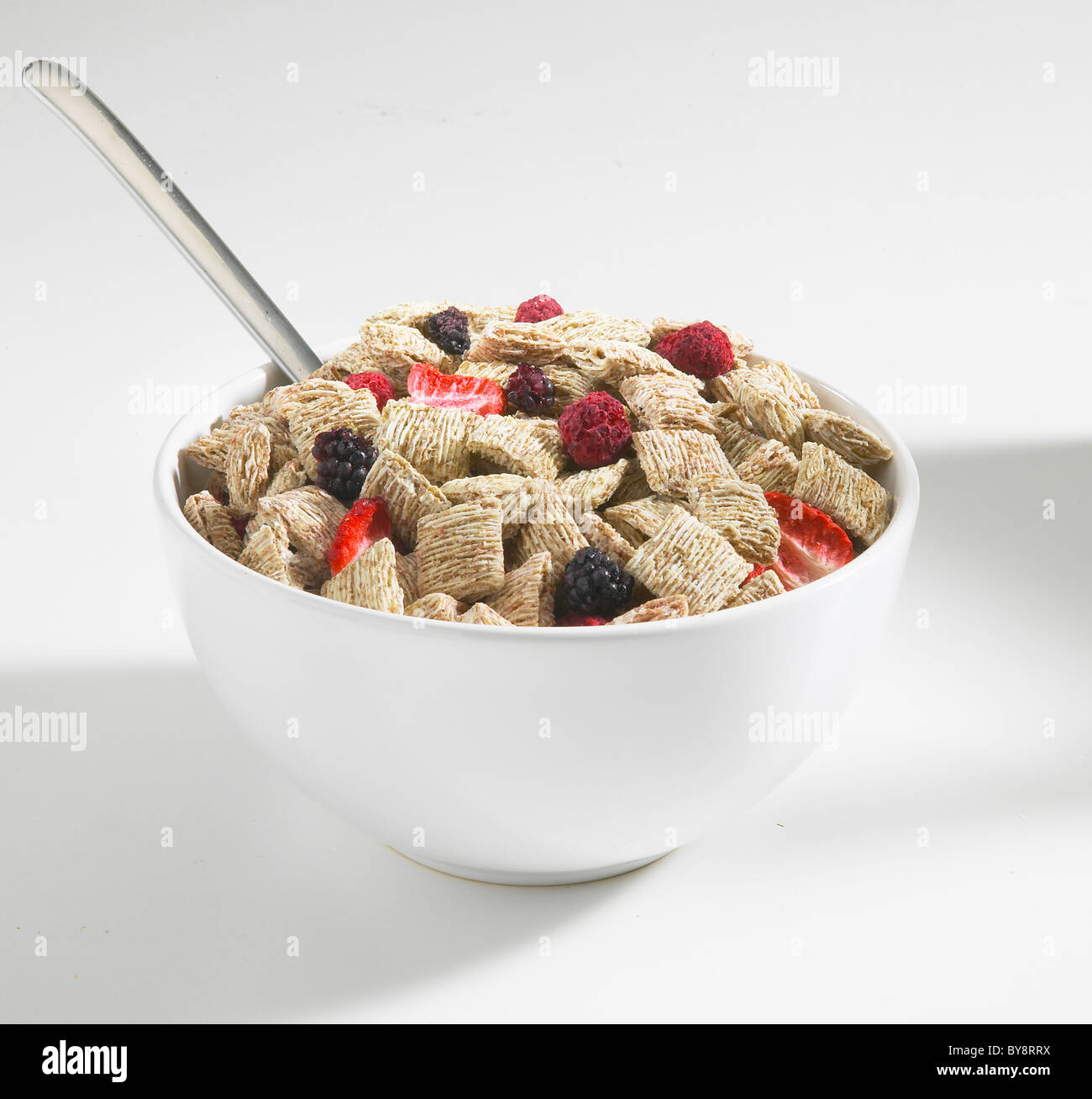 Shredded Wheat Cereal Stock Photo - Alamy
