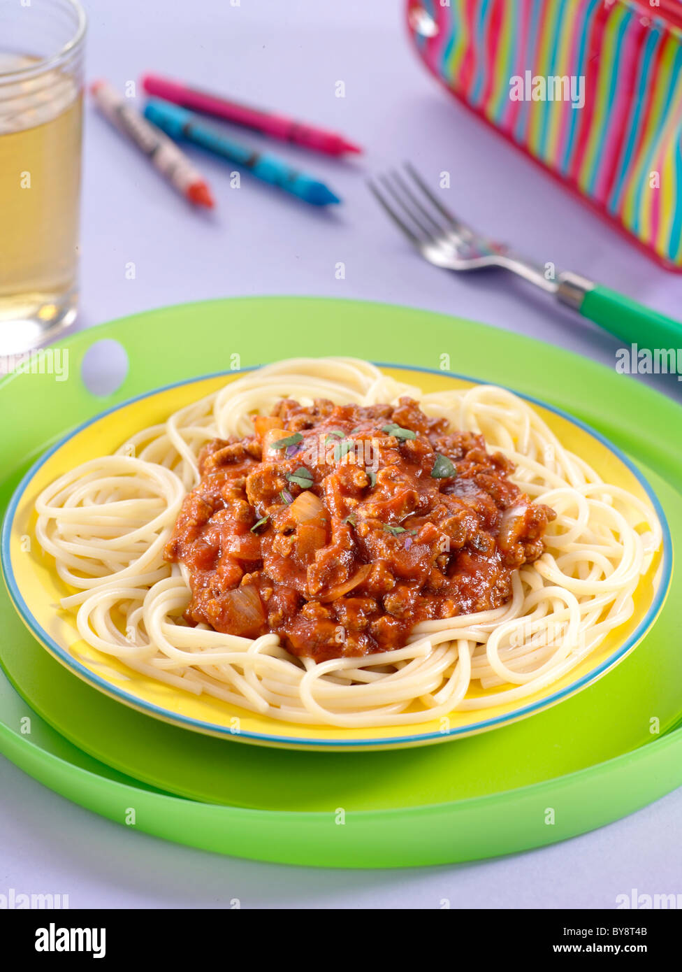 Bolognaise with brown pasta hi-res stock photography and images - Alamy