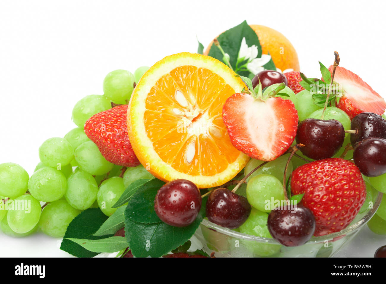 Still-life of fresh fruit Stock Photo - Alamy