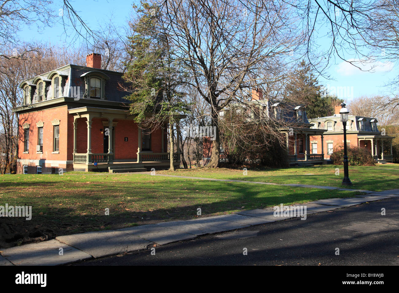 Cottage Row, Snug Harbor Cultural Center and Botanical Garden, Richmond ...