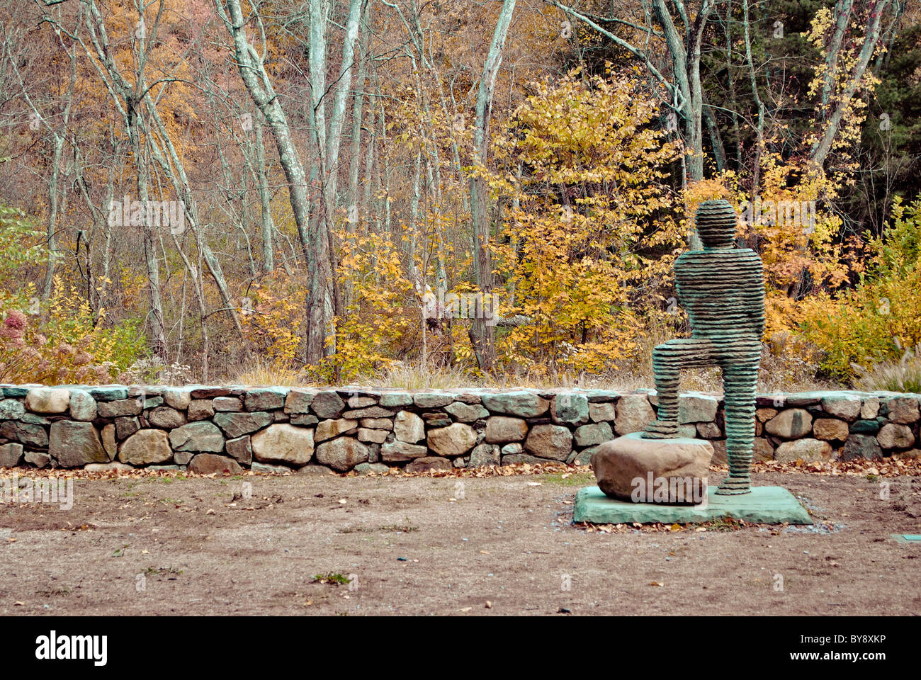 Figure of a man in the park Stock Photo - Alamy