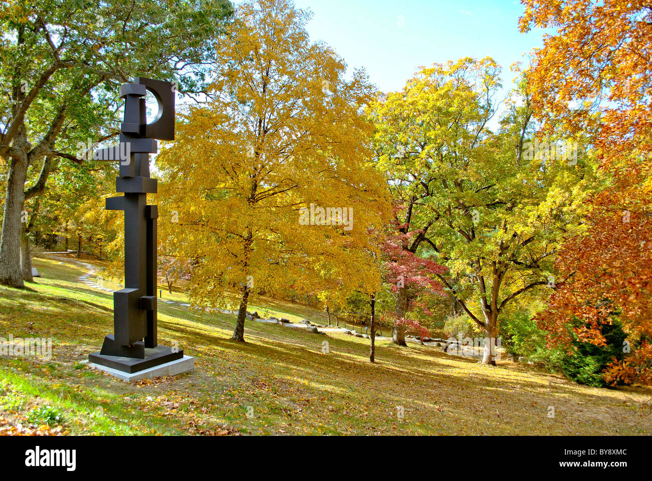 Sculpture in the DeCordova park Stock Photo - Alamy