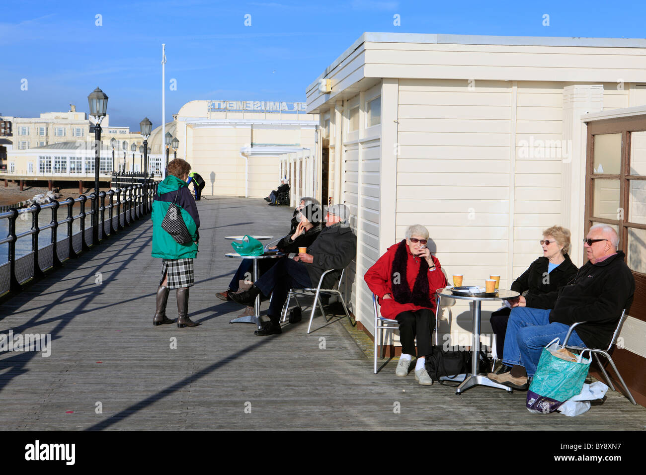 Worthing pier walk hi-res stock photography and images - Alamy