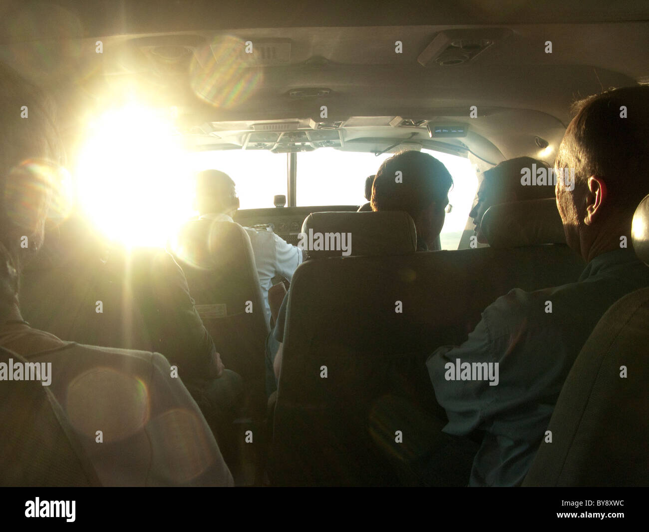 Inside small plane hi-res stock photography and images - Alamy