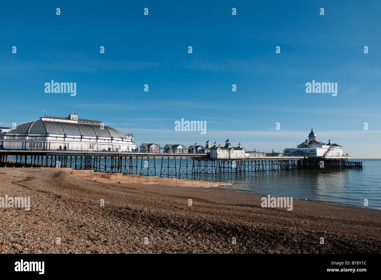 EASTBOURNE, ENGLAND, 26th December 2010 - A view of Eastbourne Pier ...
