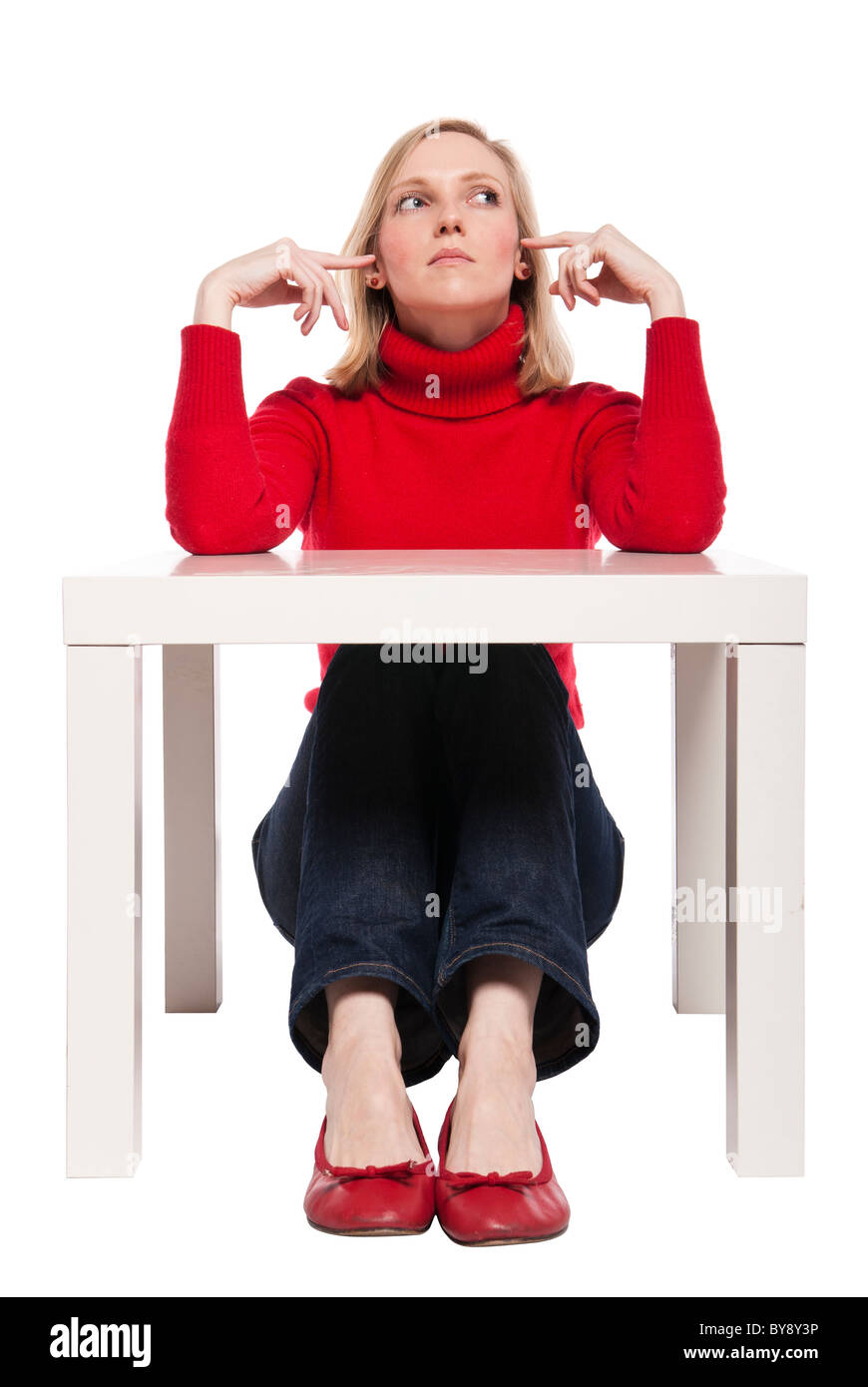 Photo young pretty funny Cut Out Stock Images & Pictures - Alamy