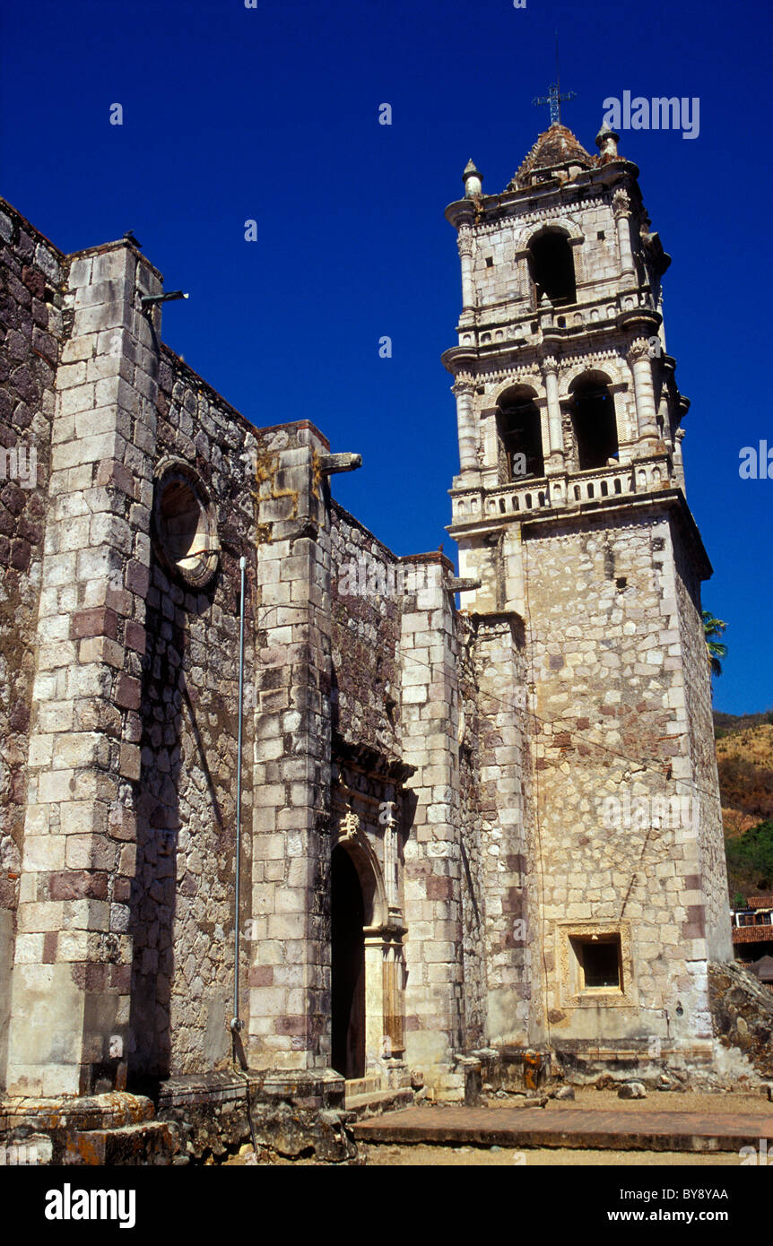 The 18th-century Church of San Jose in the old Spanish colonial mining ...