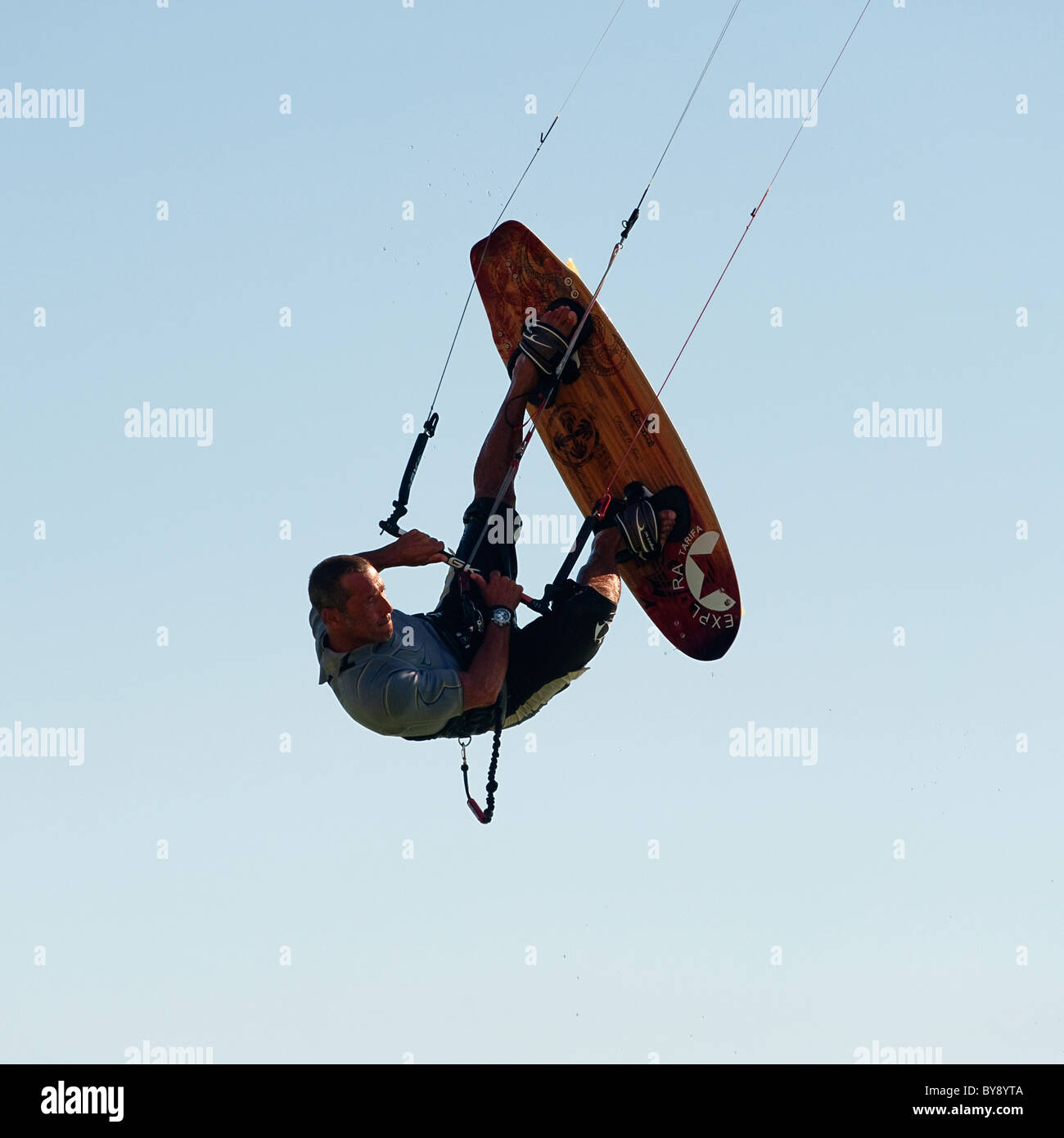 Kitesurfer jumping hi-res stock photography and images - Alamy