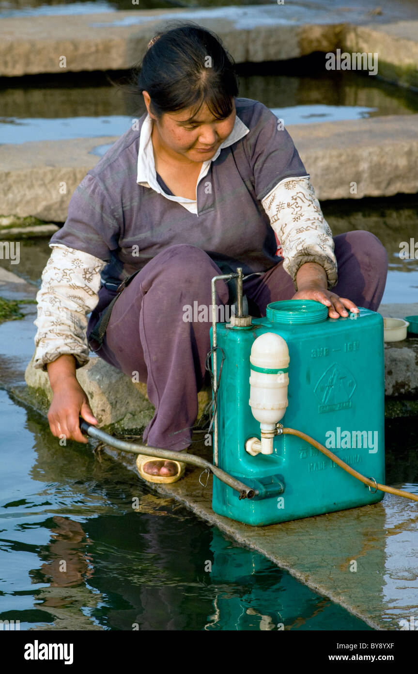 Farmer with fertilizer hi-res stock photography and images - Alamy