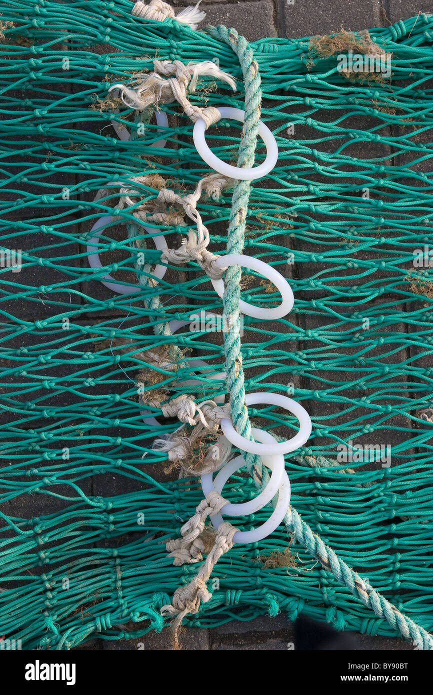 sea trawler fishing nets and associated equipment Stock Photo - Alamy