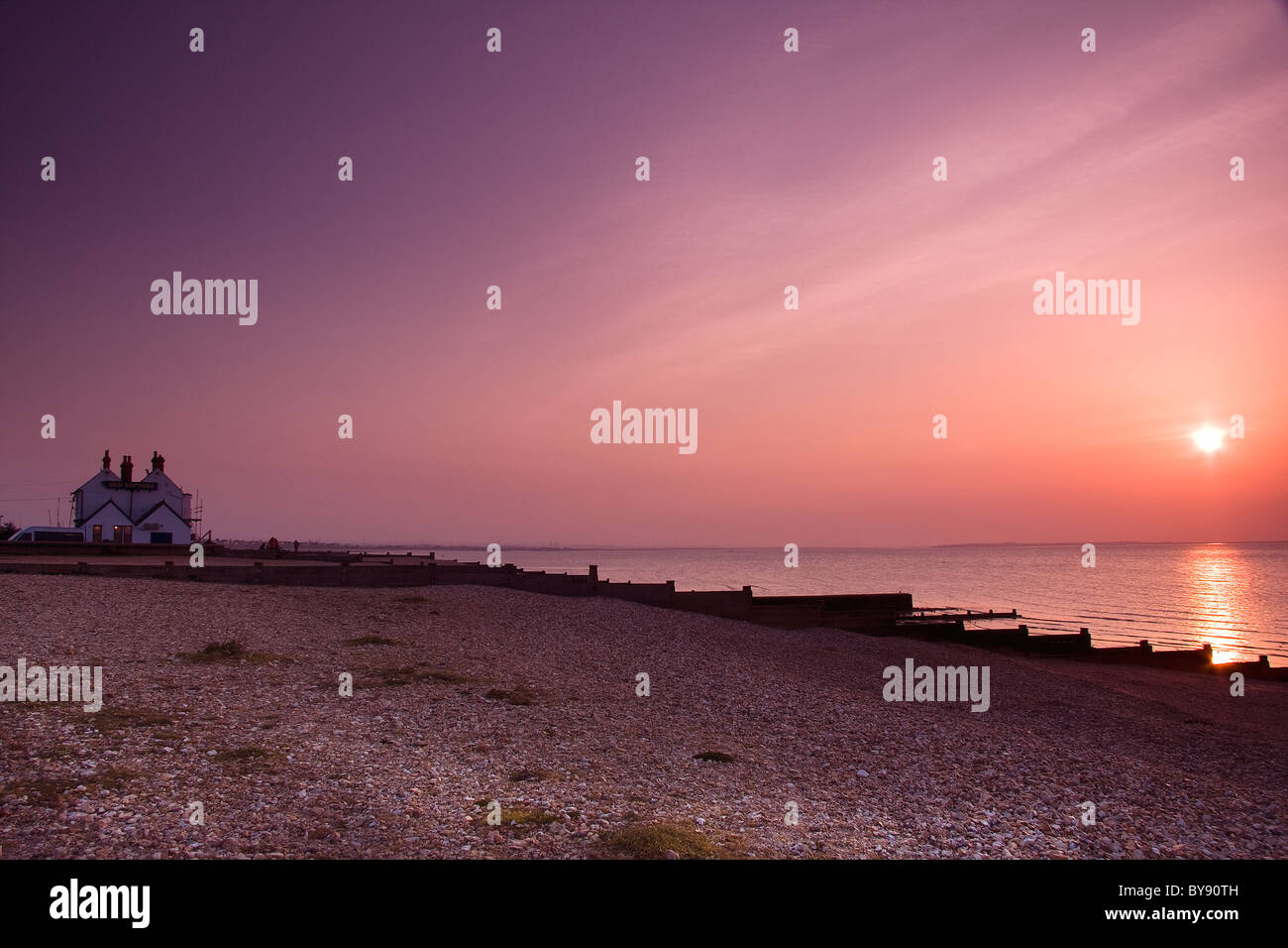 Whitstable sunset hi-res stock photography and images - Alamy