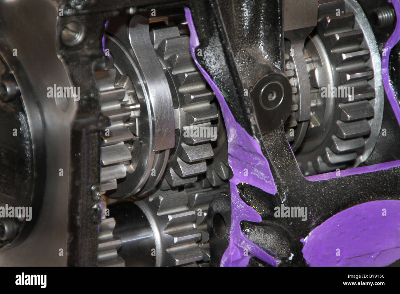 Modern high performance vehicle gearbox Stock Photo - Alamy