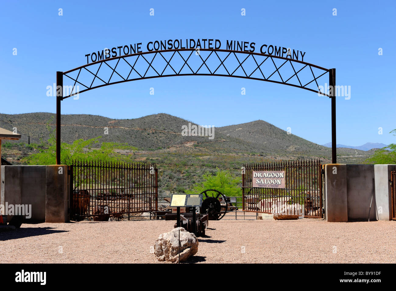 Tombstone Consolidated Mines Company Tombstone Arizona Stock Photo - Alamy