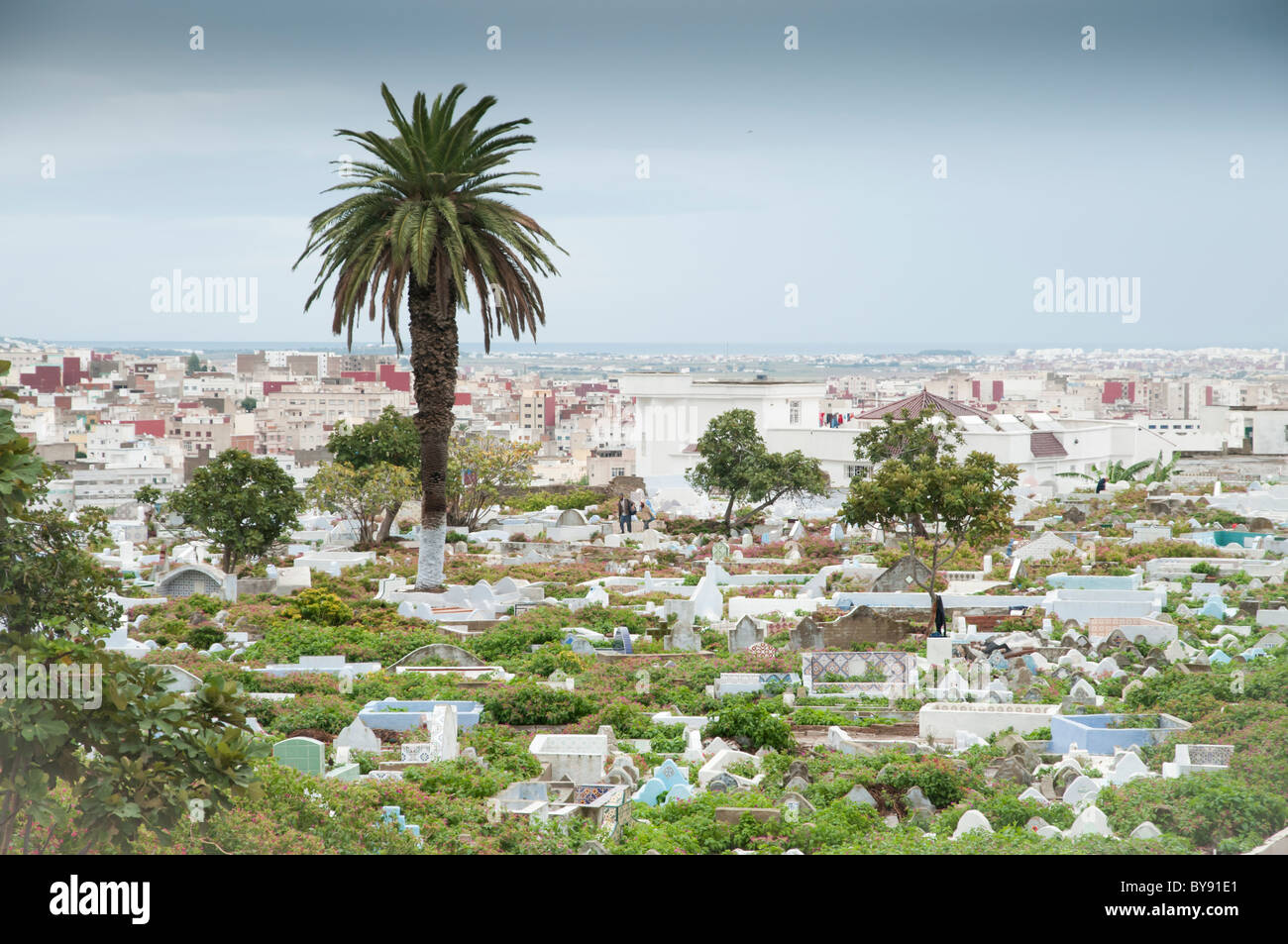 Muslim cemetery in in morocco hi-res stock photography and images - Alamy
