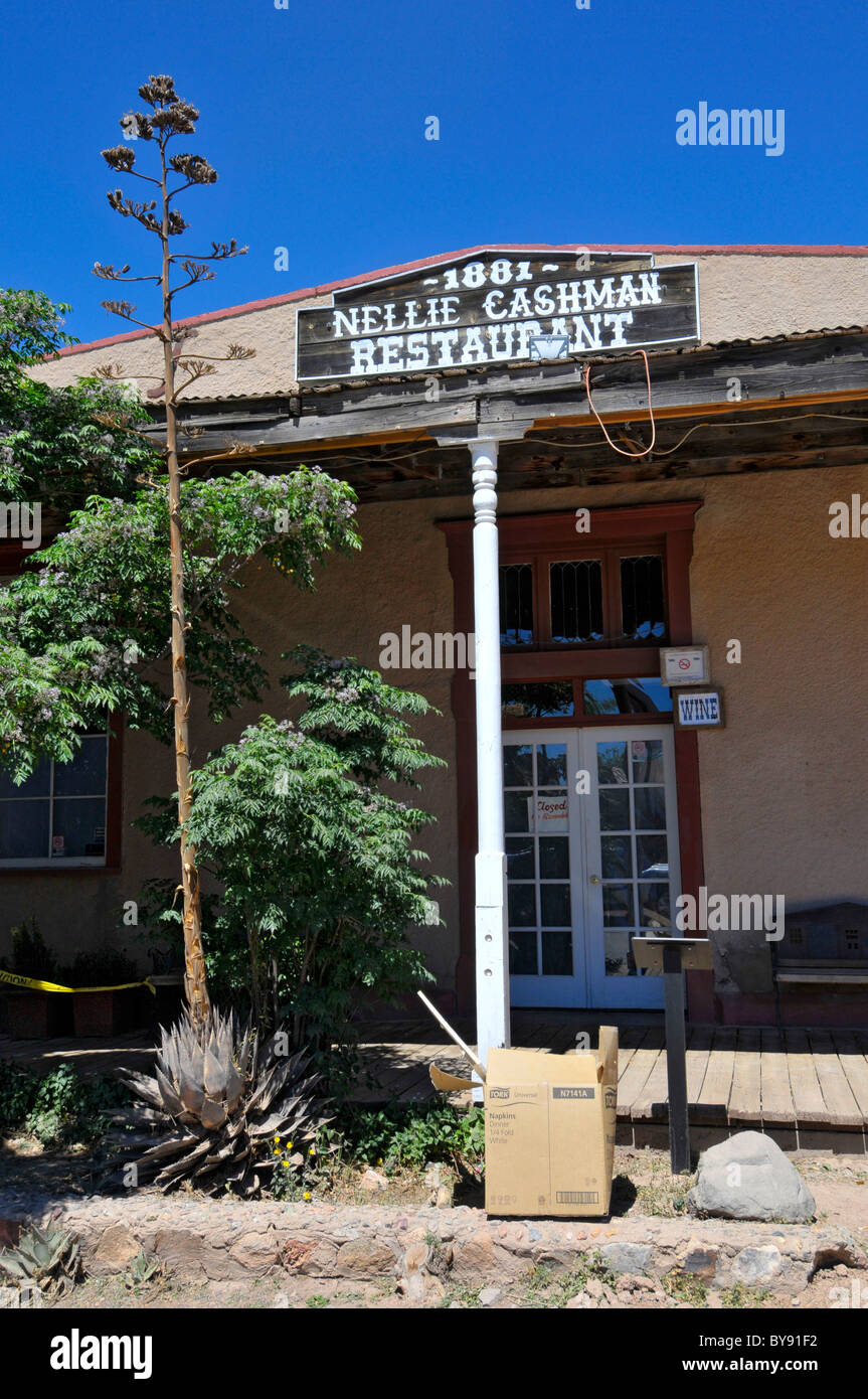 Nellie Cashman Restaurant Tombstone Arizona Stock Photo - Alamy