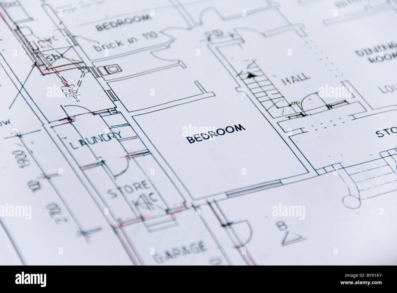 Building plans hi-res stock photography and images - Alamy