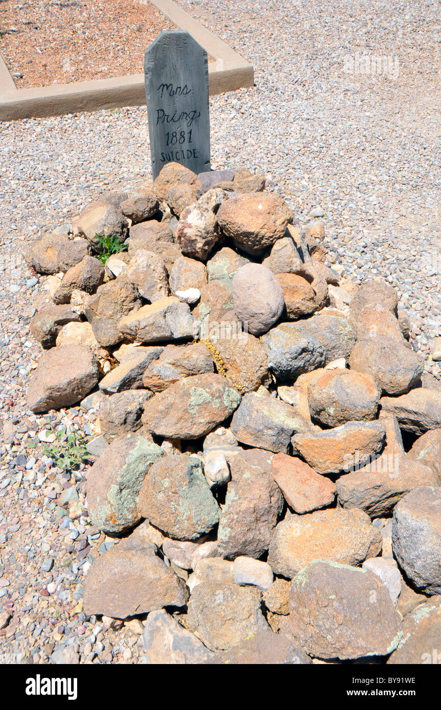 Boothill Graveyard Tombstone Arizona Stock Photo - Alamy
