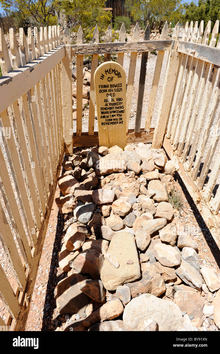 Boothill Graveyard Tombstone Arizona Stock Photo - Alamy