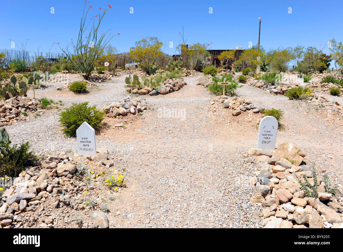 Boothill Graveyard Tombstone Arizona Stock Photo - Alamy