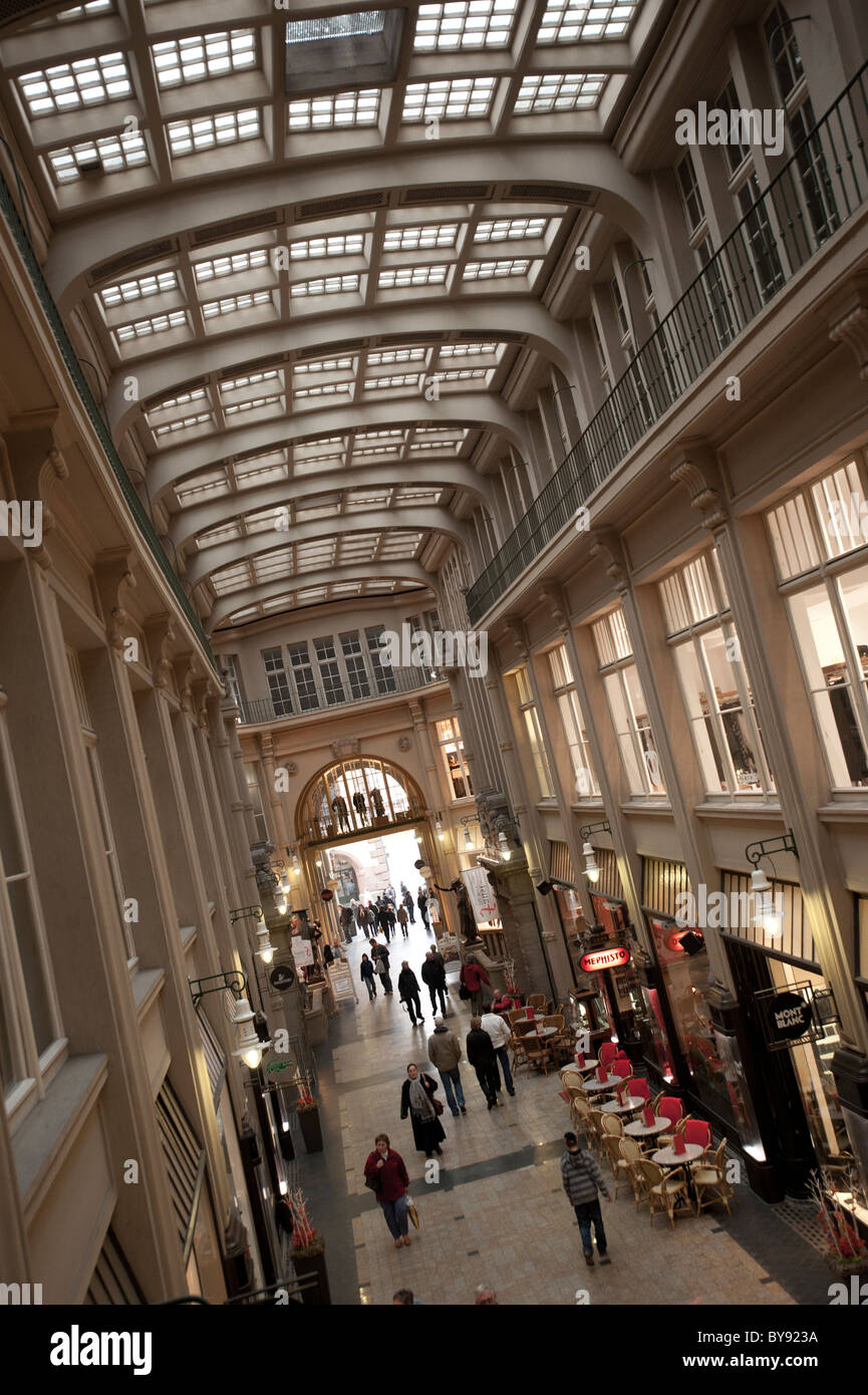 Madler Passage in Leipzig, Saxony, Germany, Europe Stock Photo - Alamy