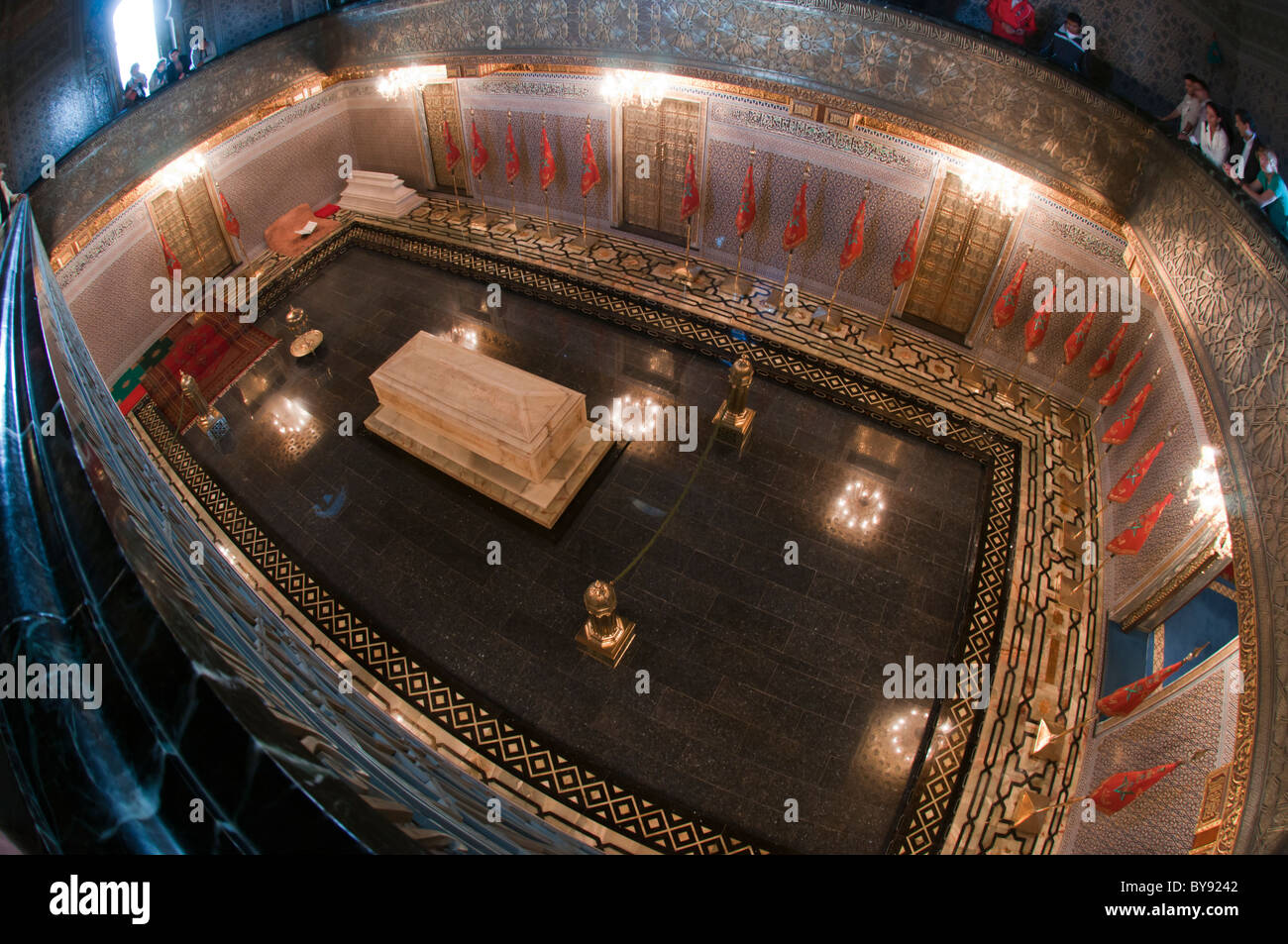 Mausoleum of King Mohammed V (finished 1971) on the Yacoub al-Mansour ...