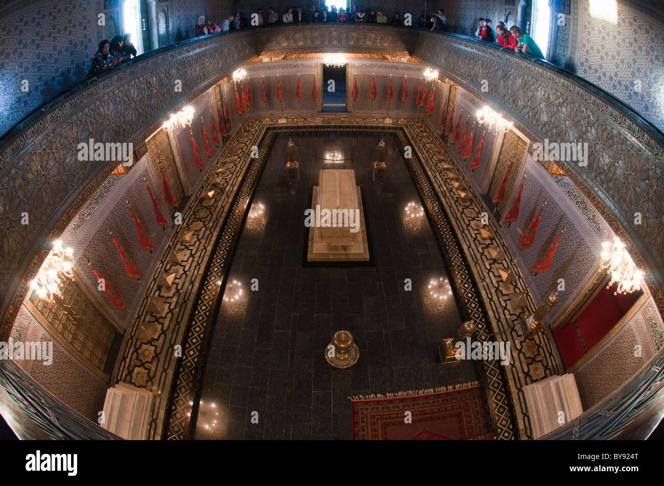 Mausoleum of King Mohammed V (finished 1971) on the Yacoub al-Mansour ...