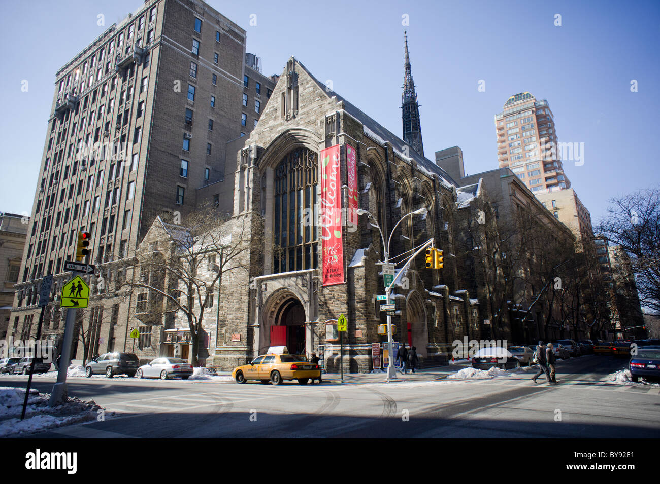 The Park Avenue Christian Church in the Upper East Side neighborhood of ...